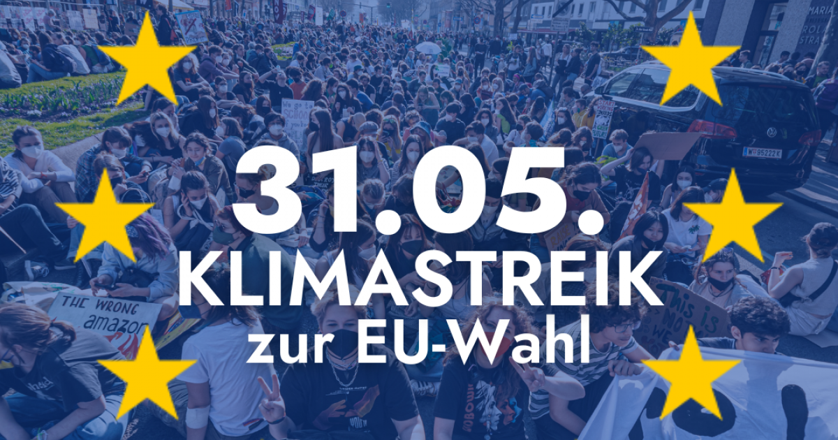 Klimastreik zur EU-Wahl - Fridays For Future Austria Klimastreik zur EU-Wahl - Fridays For Future Austria